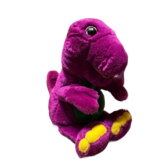 Toys | Barney Plush Puppet Purple Dinosaur Hand Full Body Stuffed Toy ...